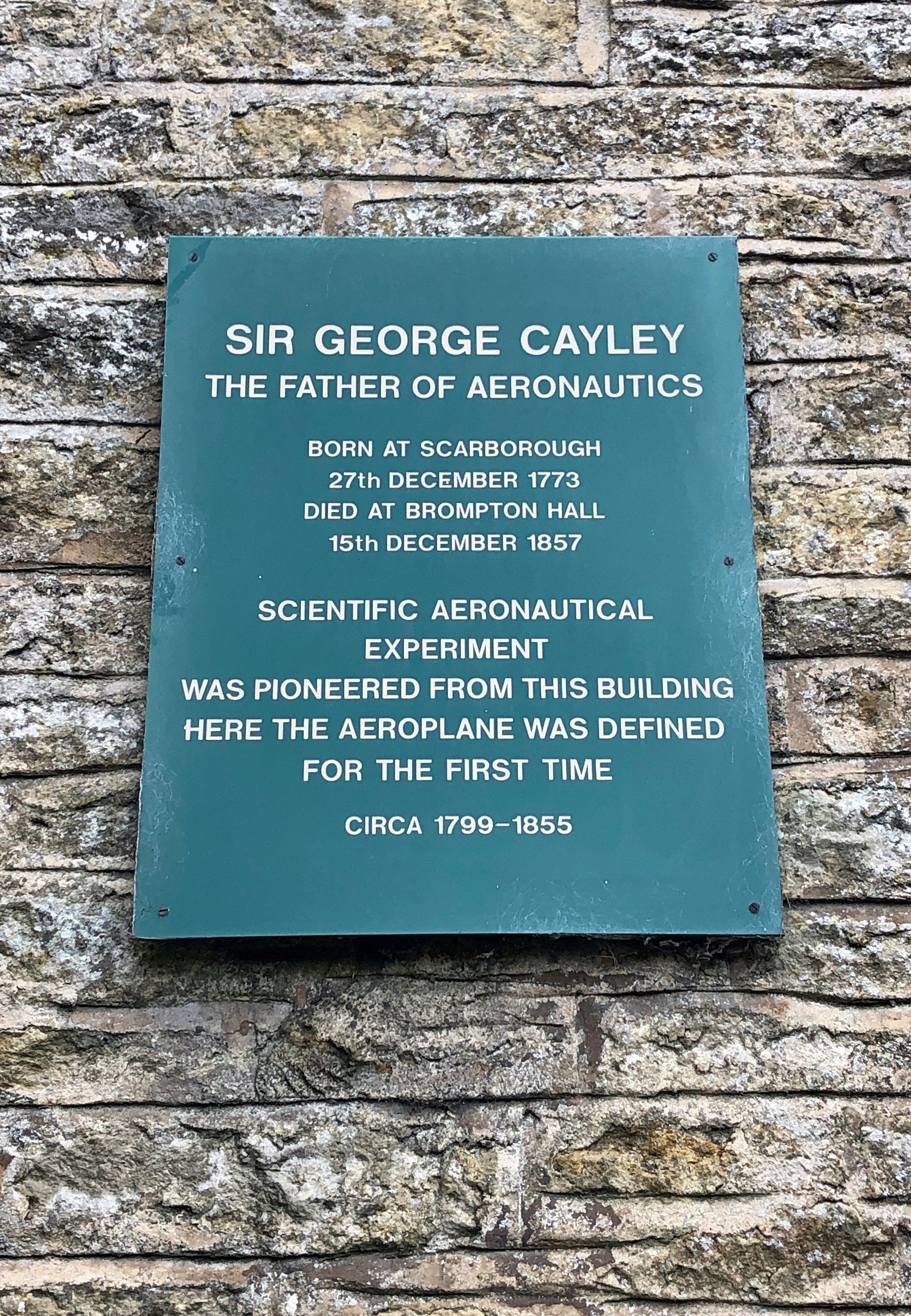 Made In North Yorkshire: Sir George Cayley – North Yorkshire Archives Blog