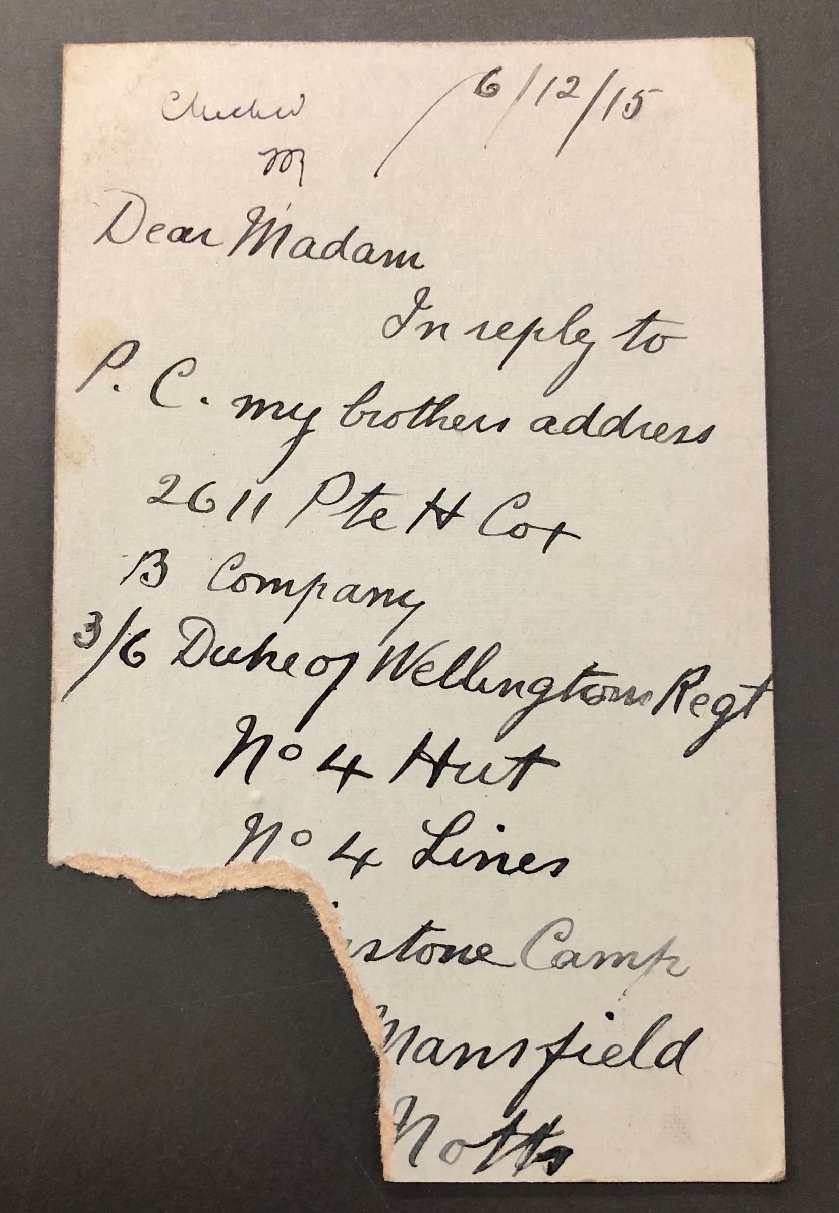 Festive letters of thanks – North Yorkshire Archives Blog