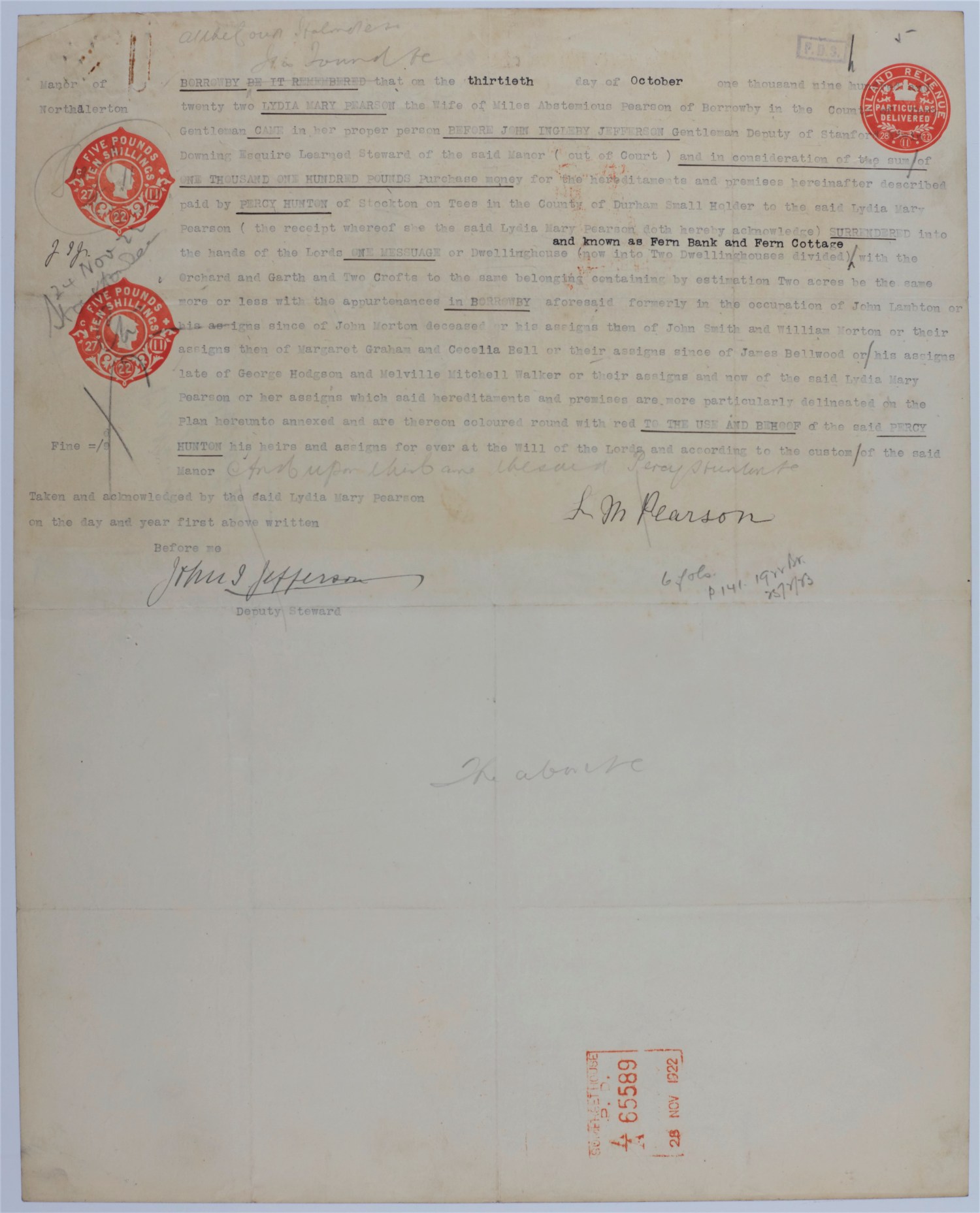 Introduction to historic property deeds – North Yorkshire Archives Blog