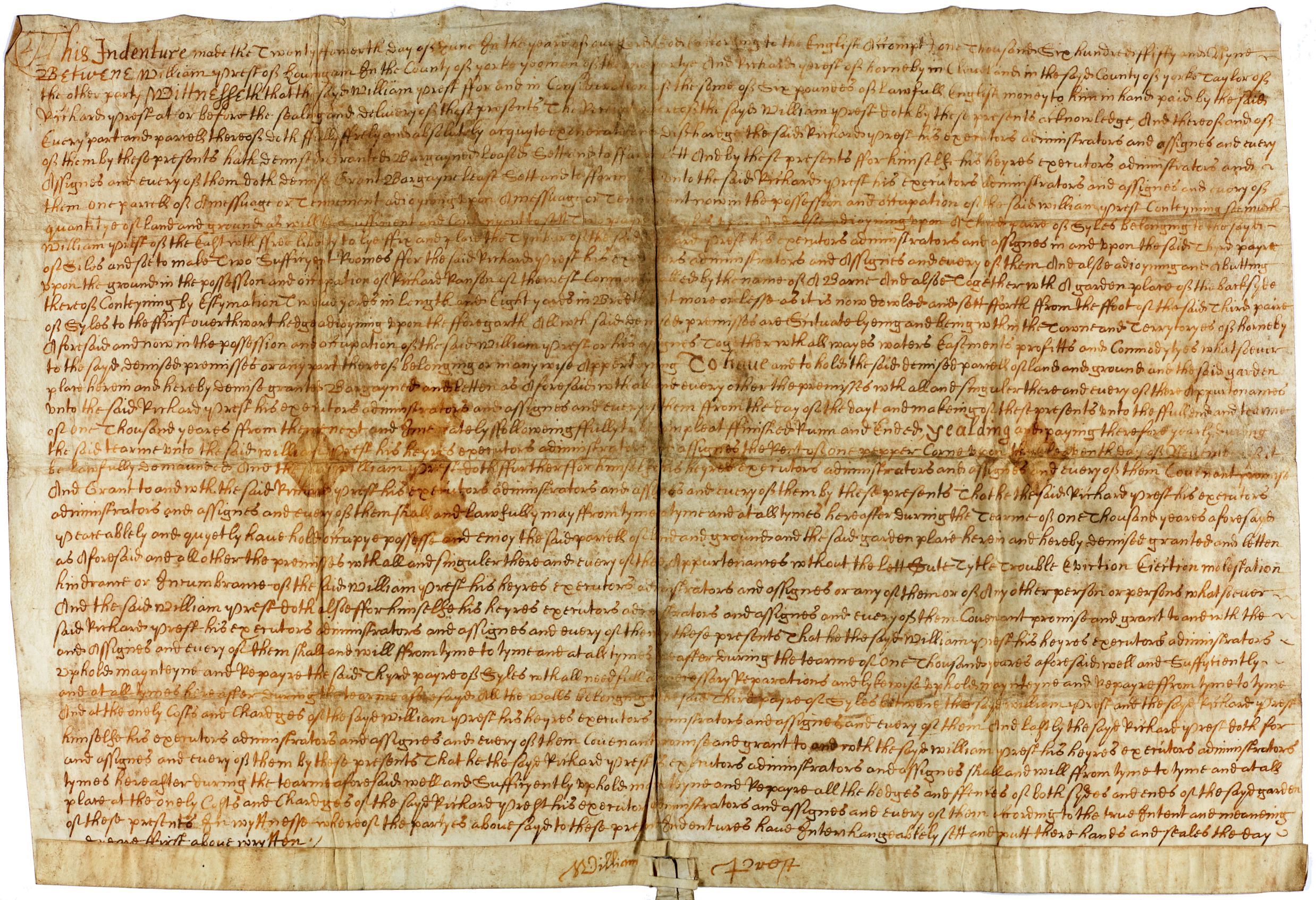 Introduction to historic property deeds – North Yorkshire Archives Blog