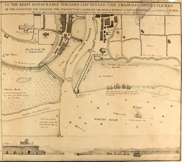 Francis Gibson’s plan of the defences of Whitby, 1794 – North Yorkshire ...