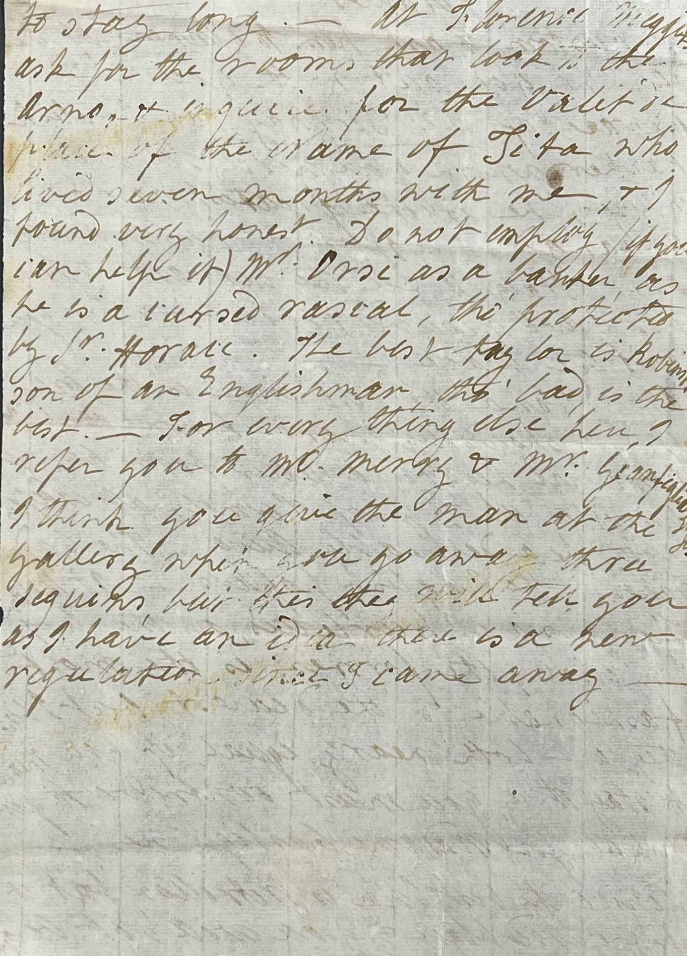 Advice for travellers to Italy in the late-18th century – North ...