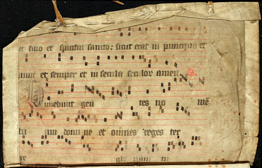Medieval music: examples of manuscript fragments from our collections ...