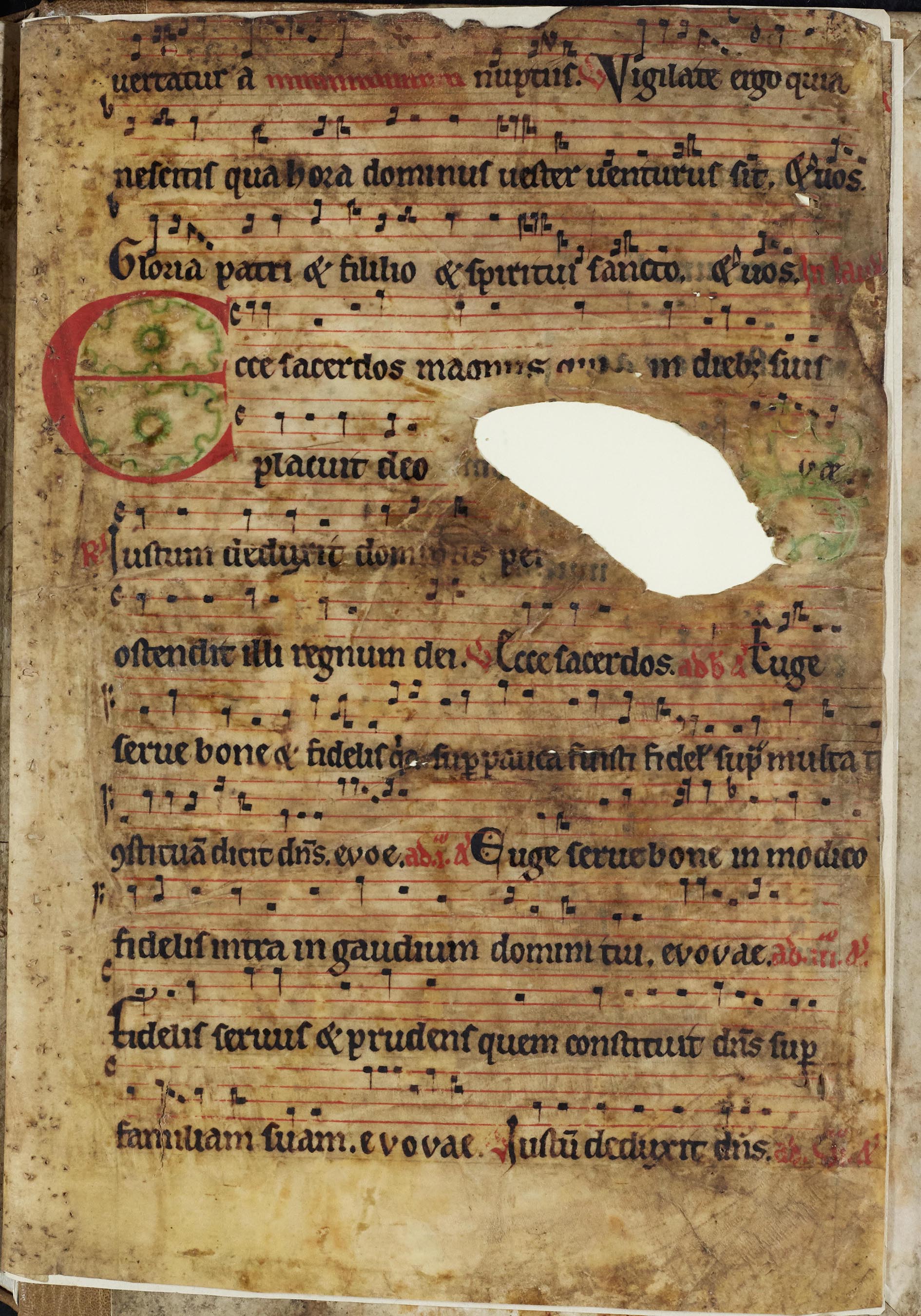 Medieval music: examples of manuscript fragments from our collections ...