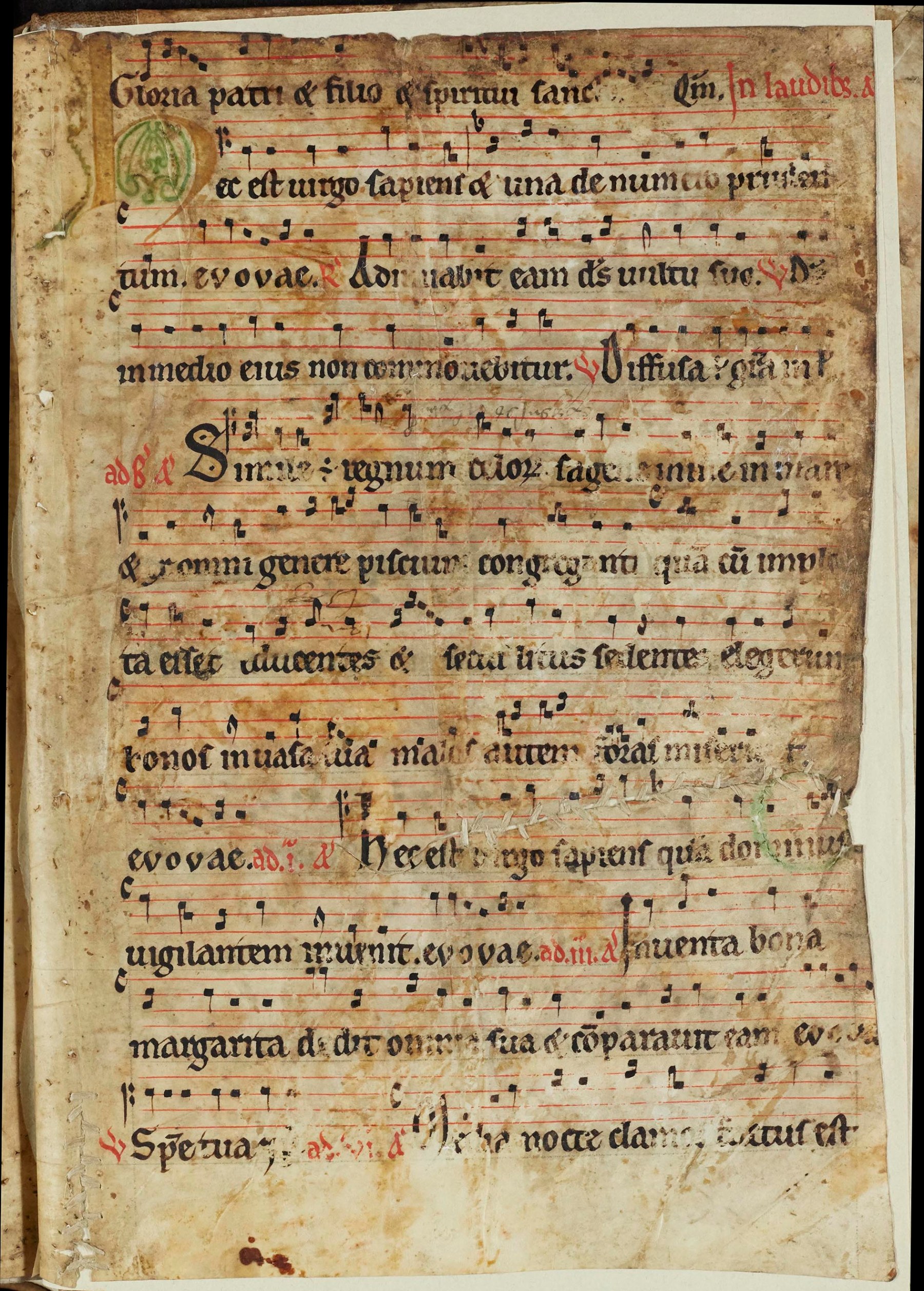 Medieval music: examples of manuscript fragments from our collections ...