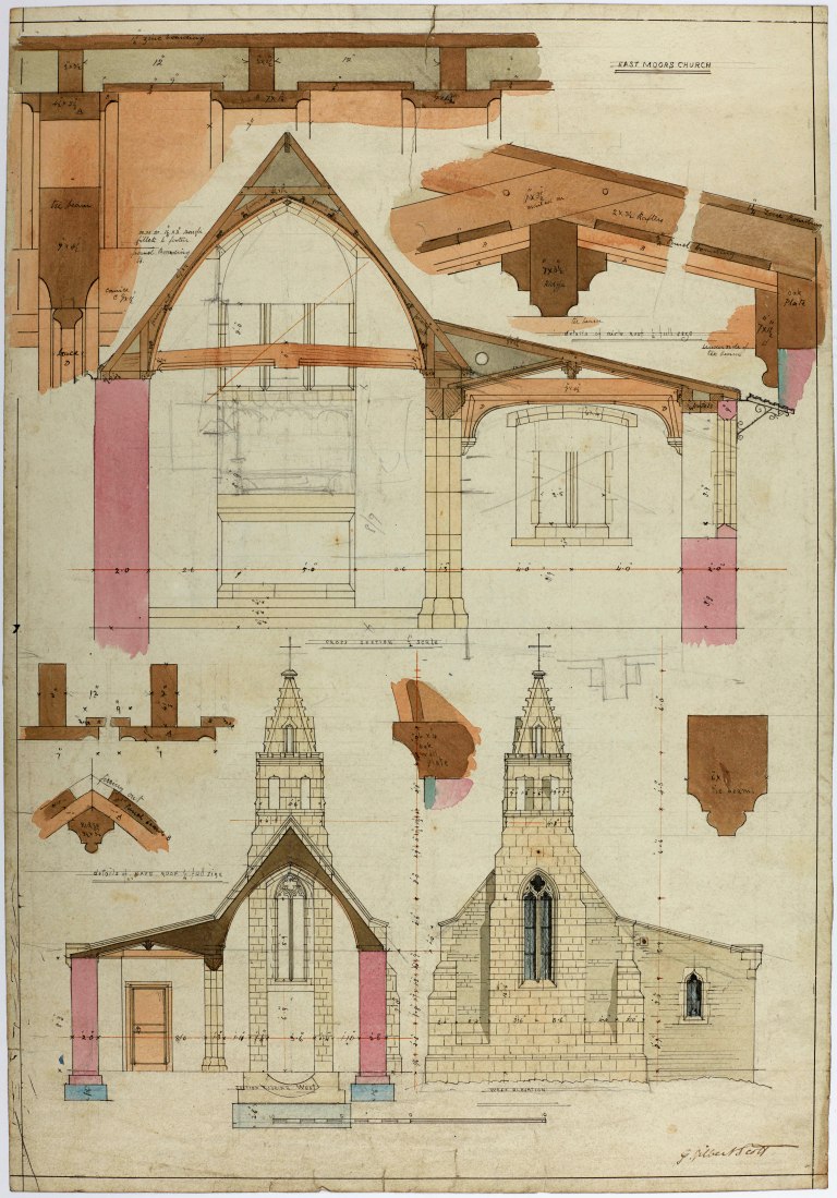 Temple Moore at East Moors, St Mary Magdalene & Kirkdale, St Gregory ...