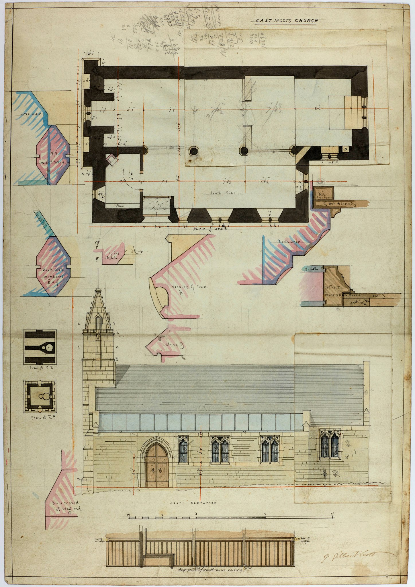Temple Moore at East Moors, St Mary Magdalene & Kirkdale, St Gregory ...