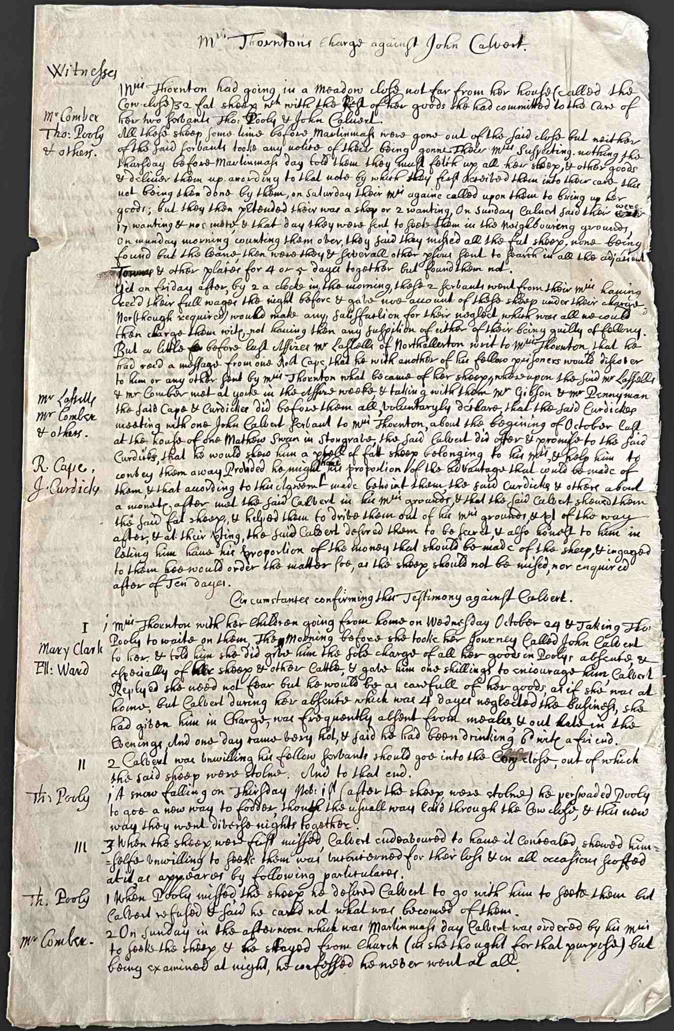 The life and times of Alice Thornton: an archive exploration – North ...