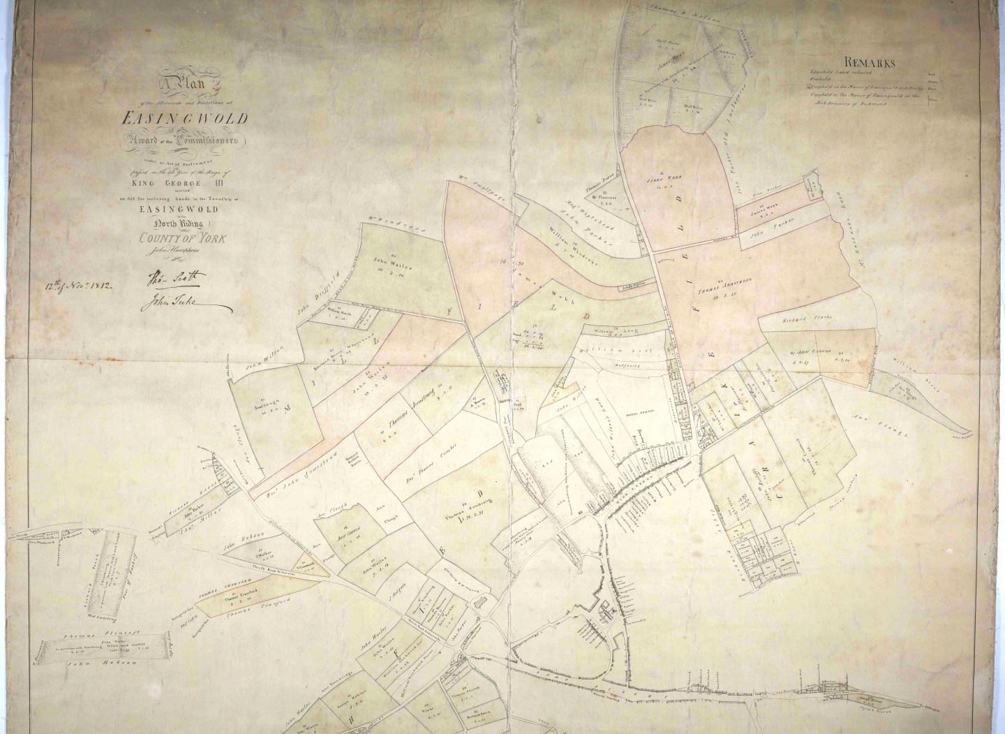 Easingwold: historic maps and plans – North Yorkshire Archives Blog