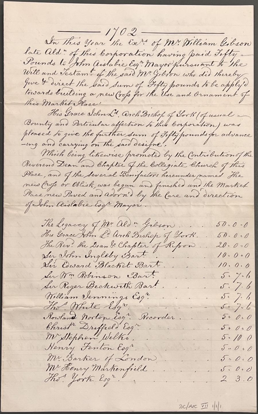 The Ripon Hornblower – North Yorkshire Archives Blog